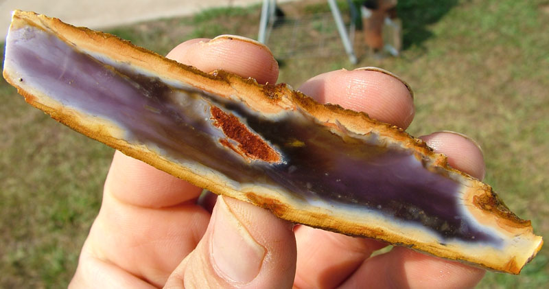 Slabs from my Diamond Lapidary saw
